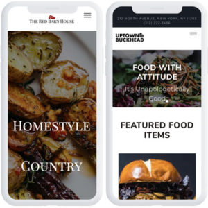 Restaurant Mobile Website Design
